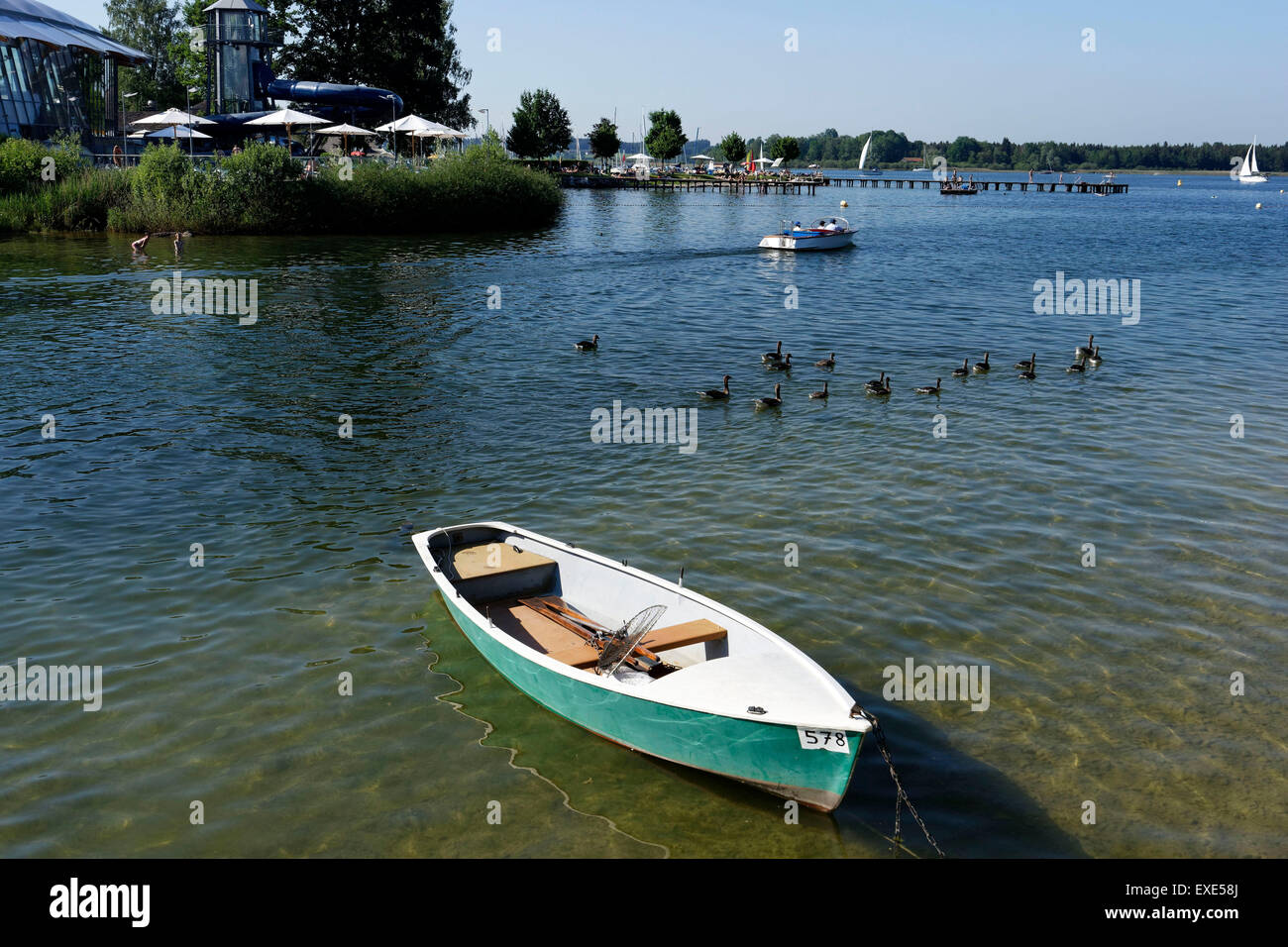 Dinghy boat marina german germany hi-res stock photography and images ...
