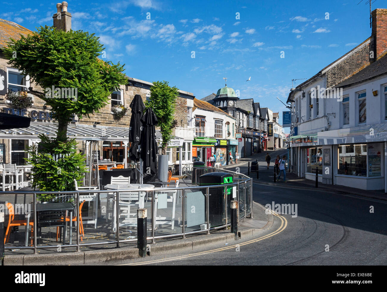 Newquay Street Uk High Resolution Stock Photography and Images - Alamy