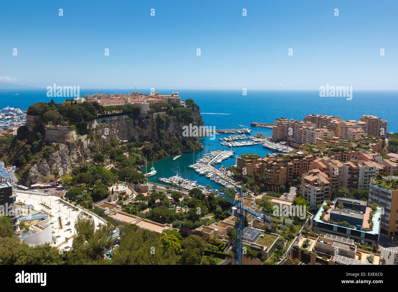 Palace monaco le rocher hi-res stock photography and images - Alamy