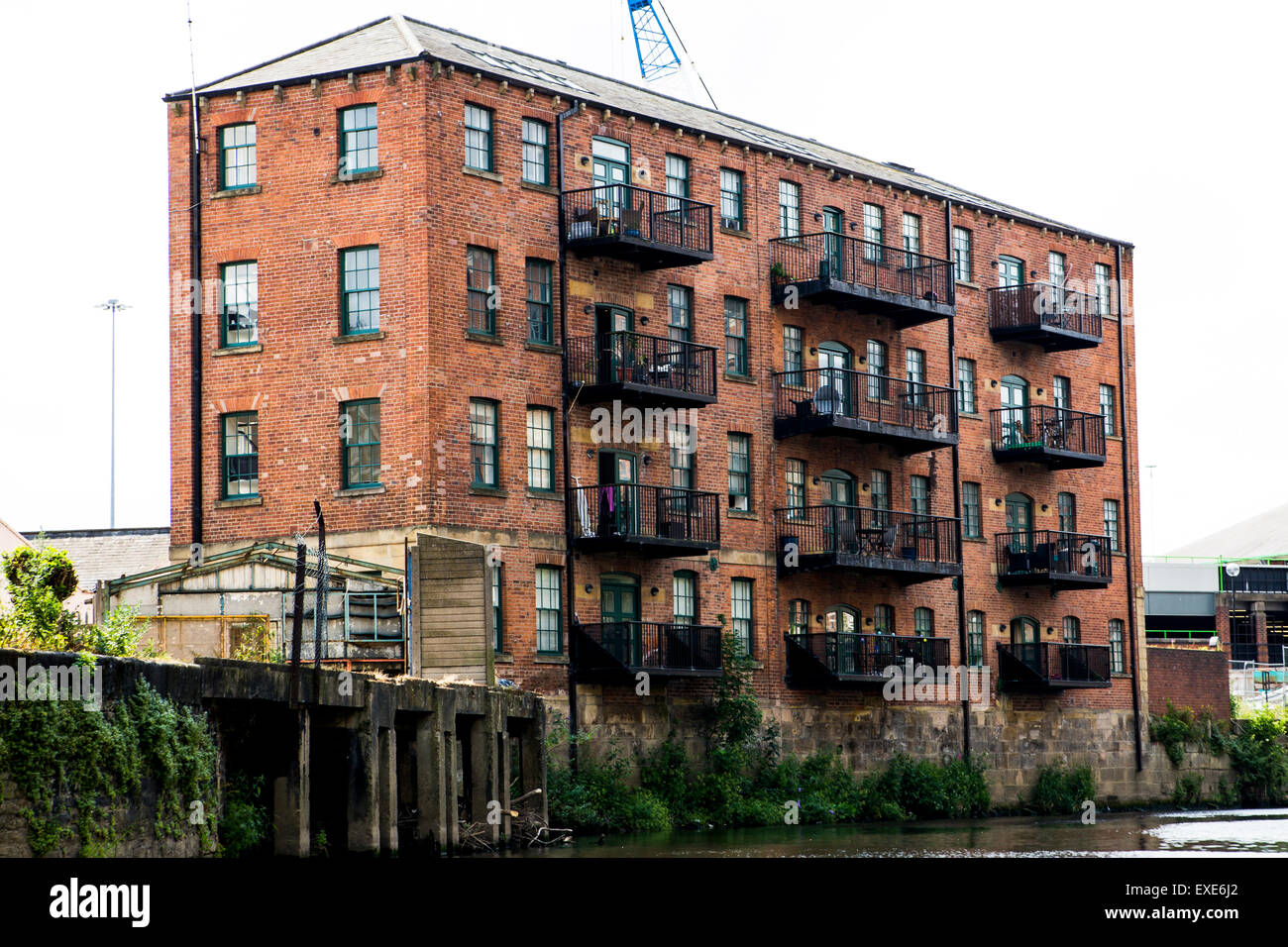 Pictures of Leeds Buildings and Bridged taken from Leeds Canal Stock ...