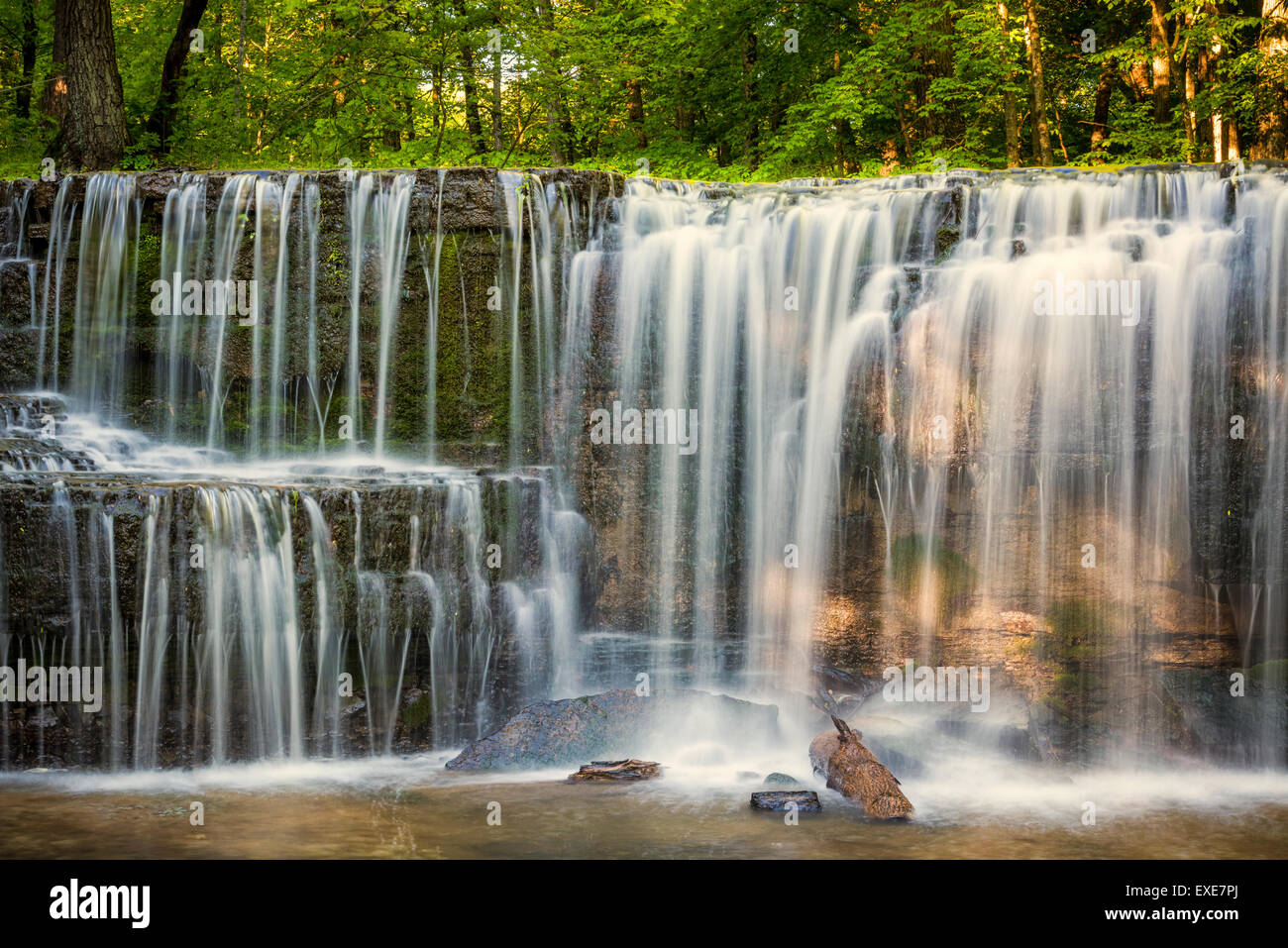 Hidden Falls on Prairie Creek in Nerstrand Big Woods State Park ...