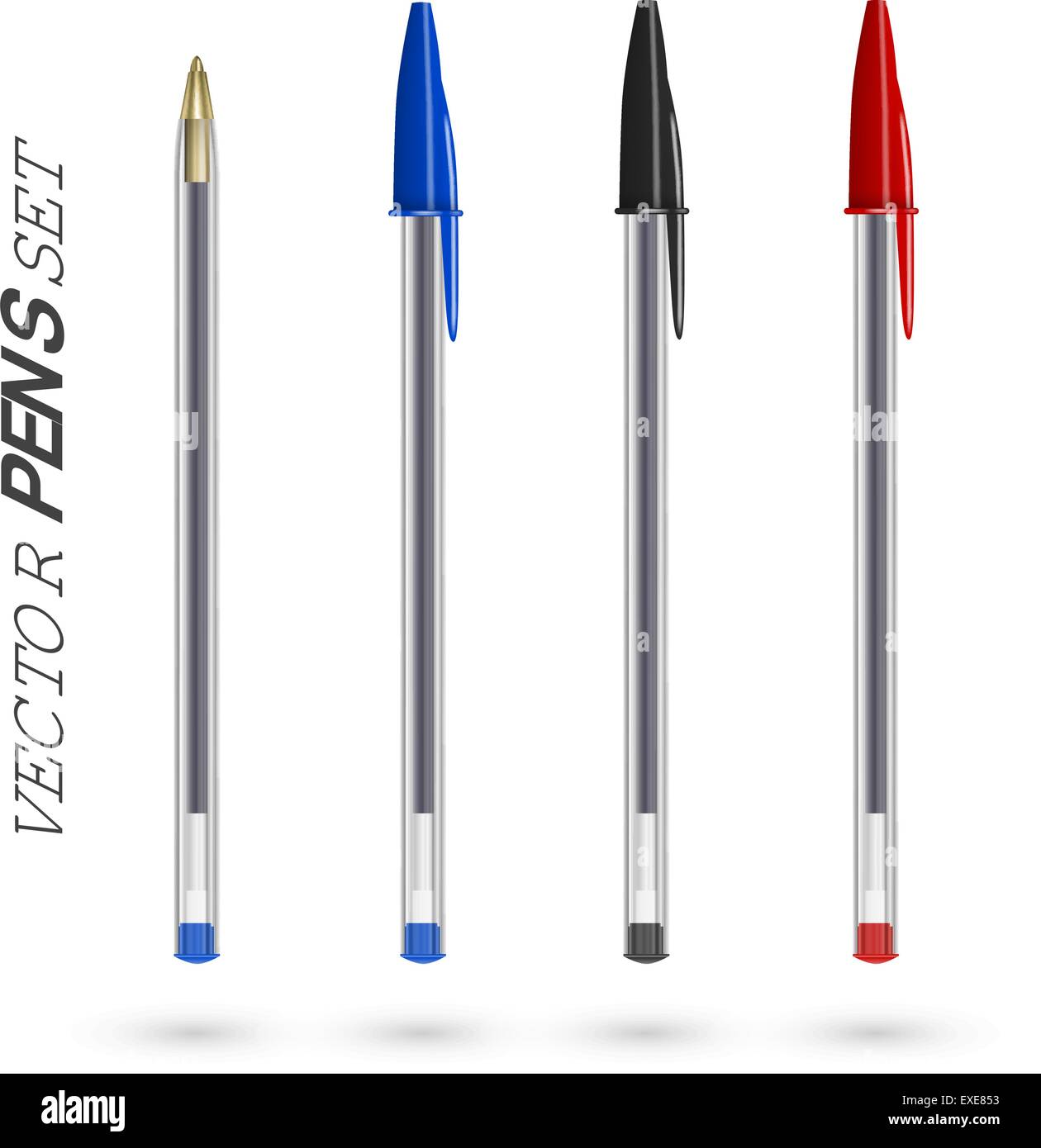 Cheap pens Stock Vector Images - Alamy