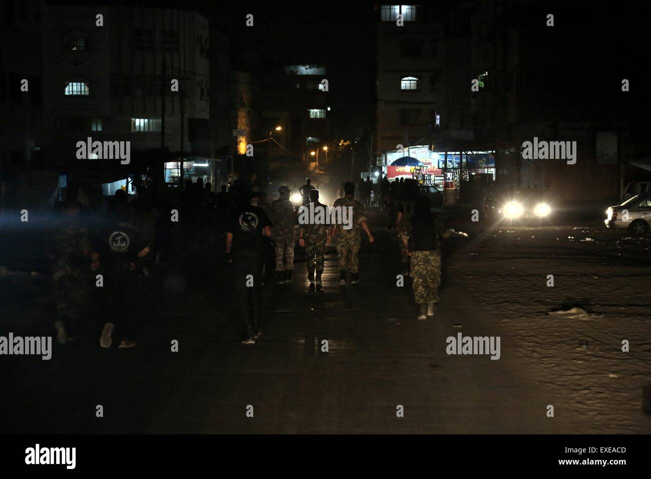 The military wing of the popular resistance committees hi-res stock ...