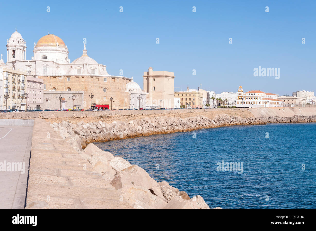 Panoramic view of Cadiz city in southern Spain Stock Photo - Alamy