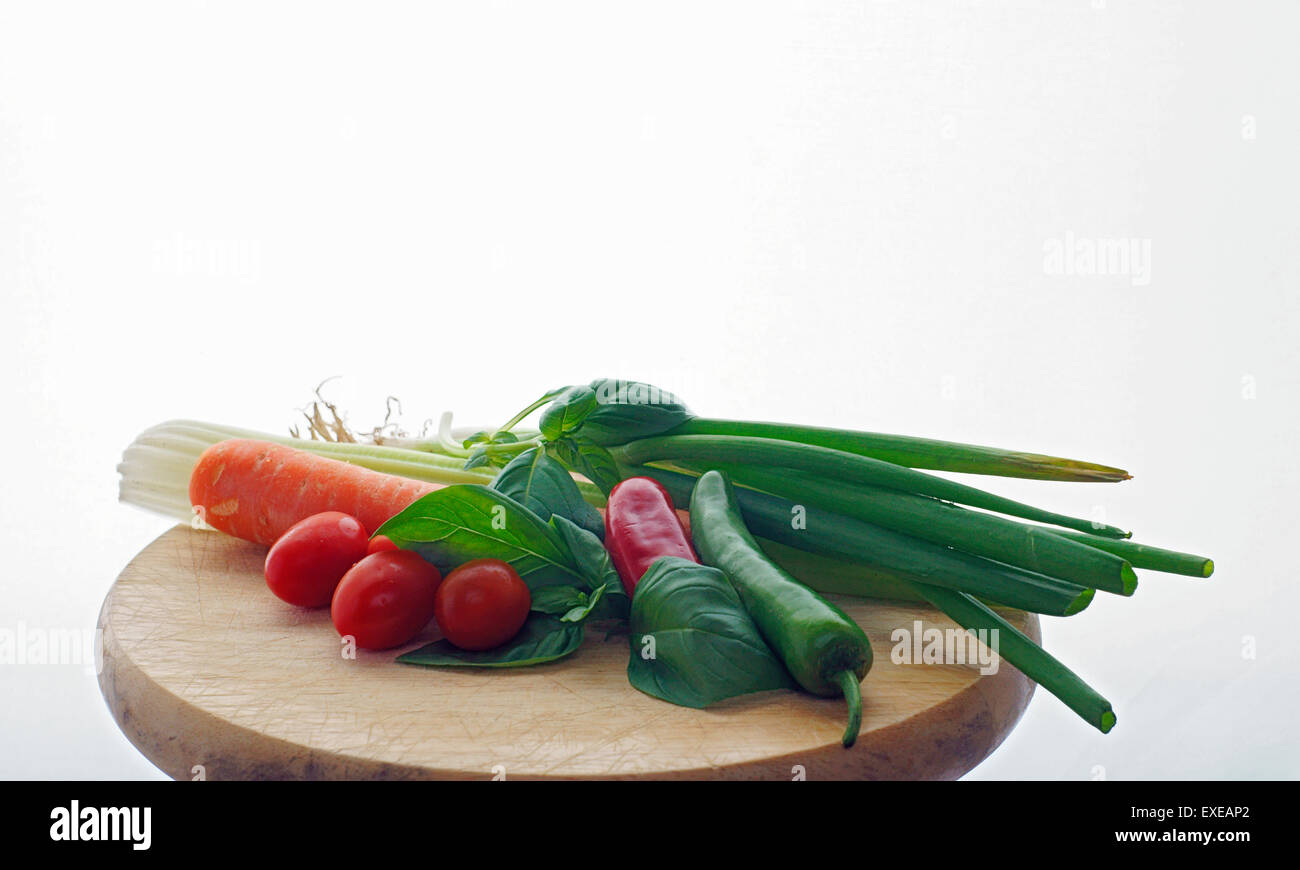 Vegetables and herbs Stock Photo - Alamy