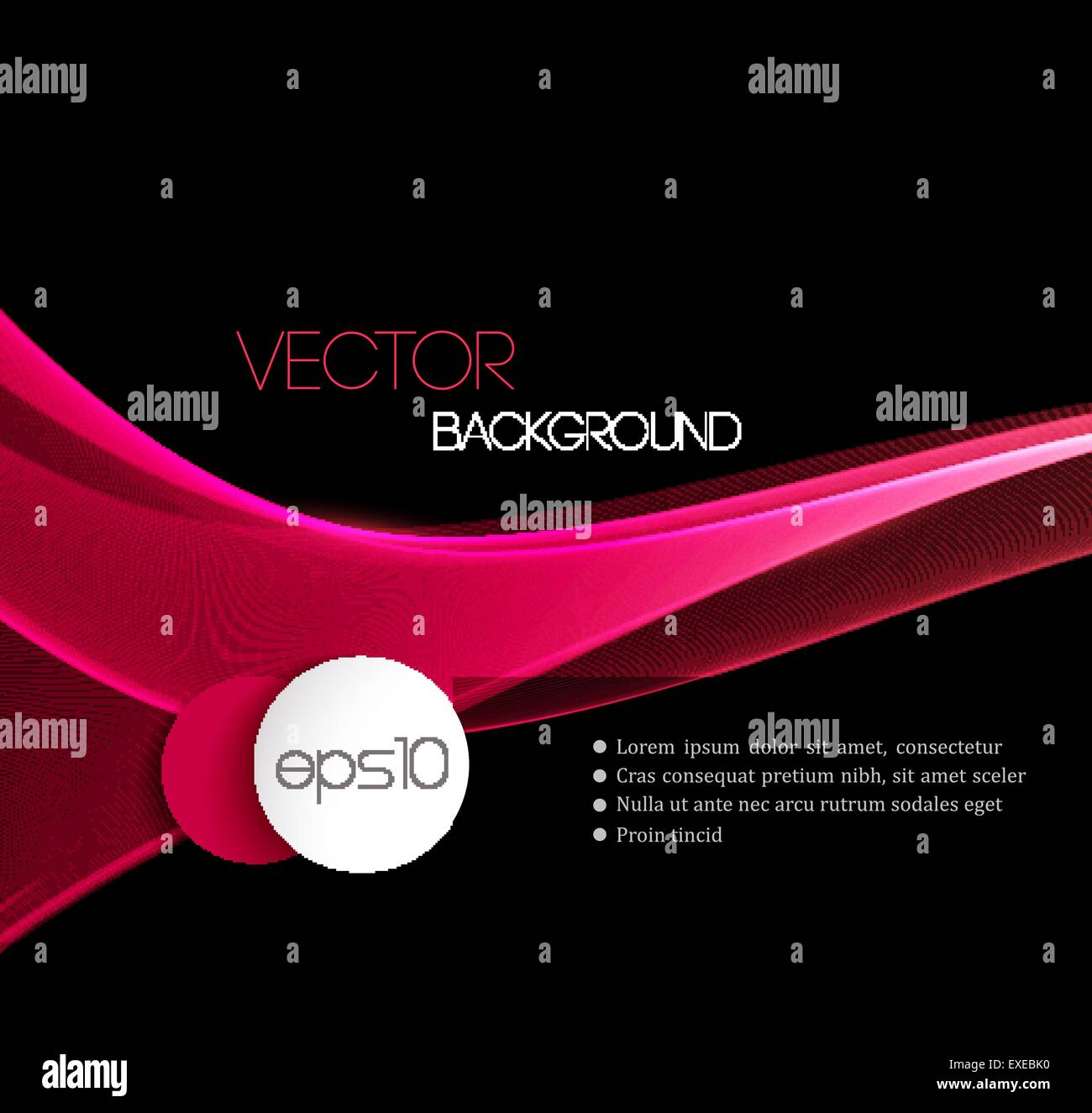 Smooth wave stream line abstract header layout Stock Vector Image & Art ...