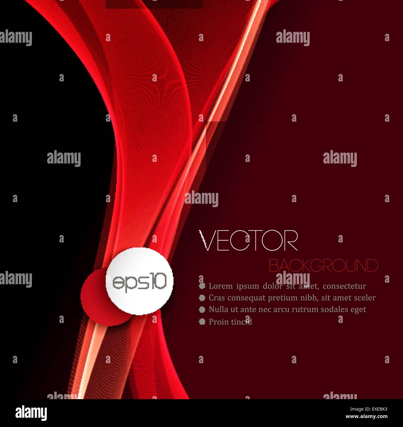 Smooth wave stream line abstract header layout Stock Vector Image & Art ...