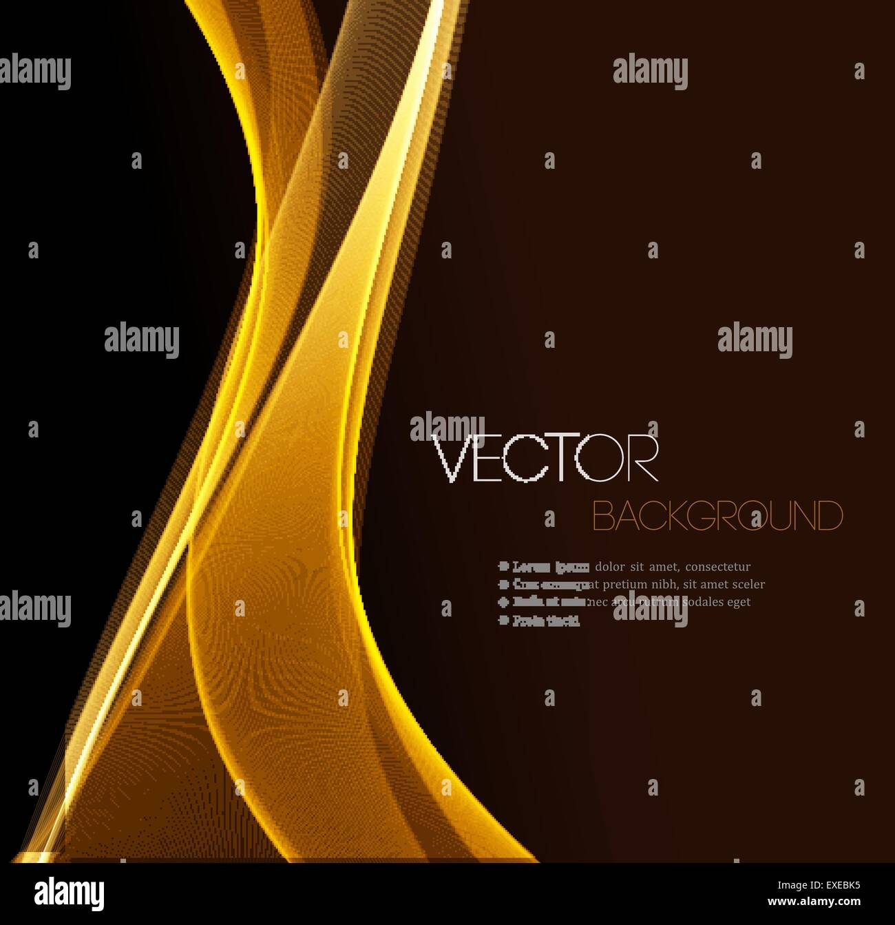 Smooth wave stream line abstract header layout Stock Vector Image & Art ...