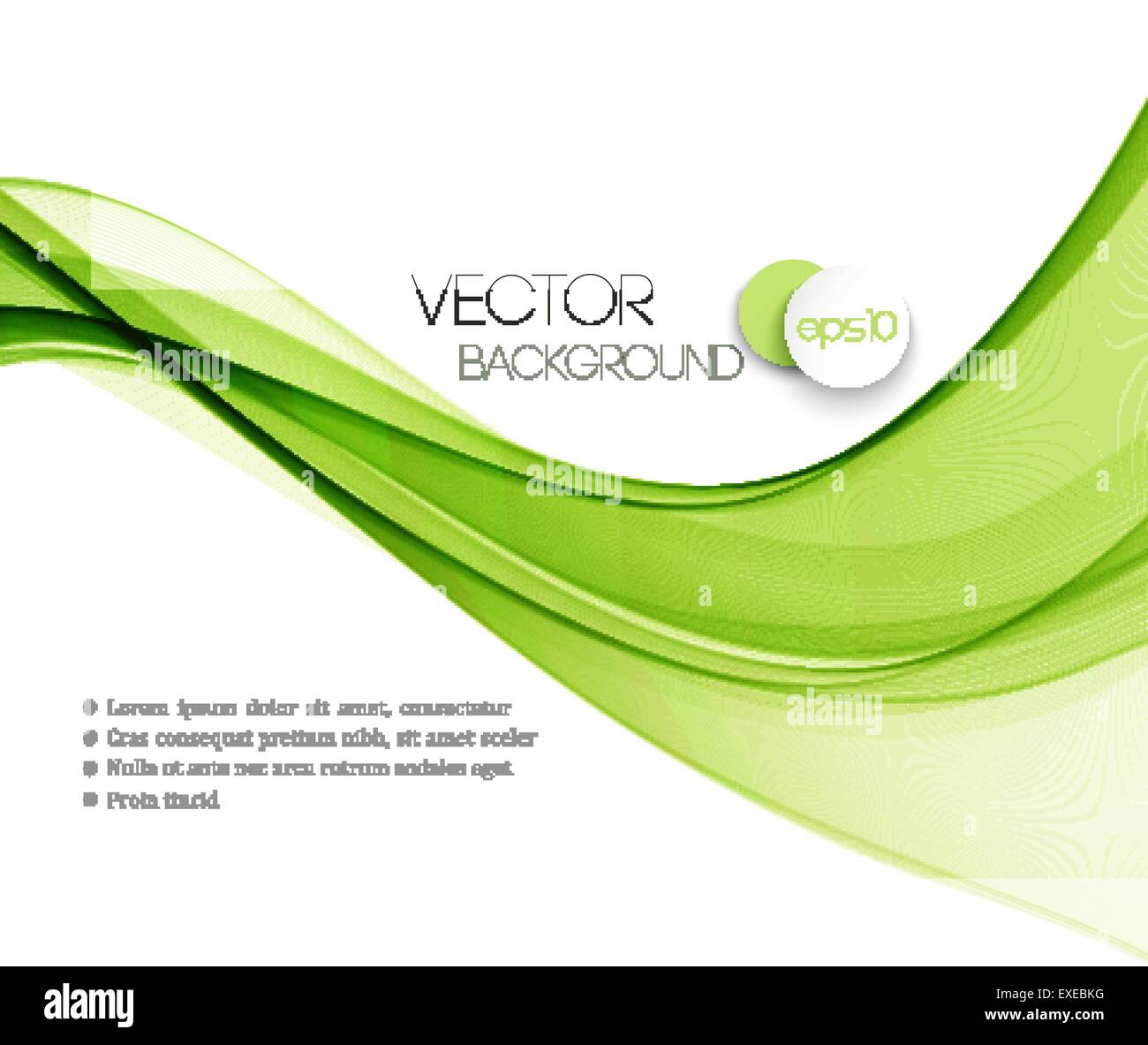 Smooth wave stream line abstract header layout. Vector illustration ...