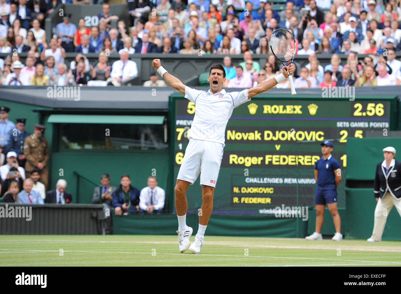 Wimbledon, UK. 12th July, 2015. The Wimbledon Tennis Championships ...