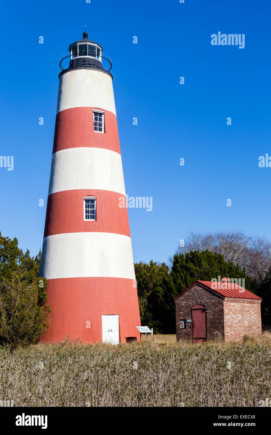 Sapelo Island Lighthouse, Sapelo Island, Georgia Stock Photo - Alamy