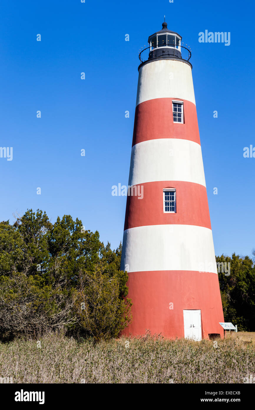 Sapelo Island Lighthouse, Sapelo Island, Georgia Stock Photo - Alamy