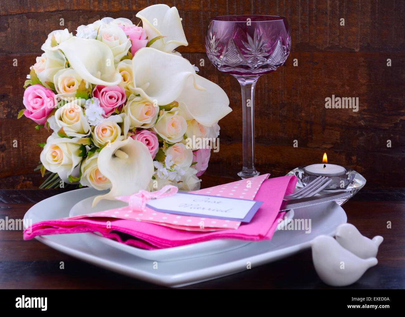 Hot Pink And White Wedding Theme