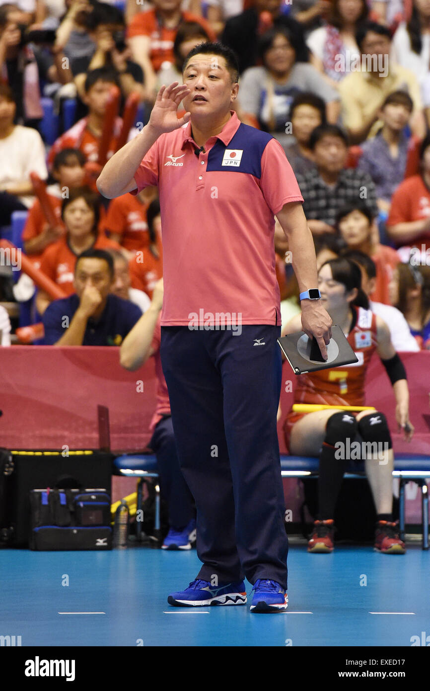 Saitama, Japan. 12th July, 2015. Masayoshi Manabe (JPN) Volleyball ...