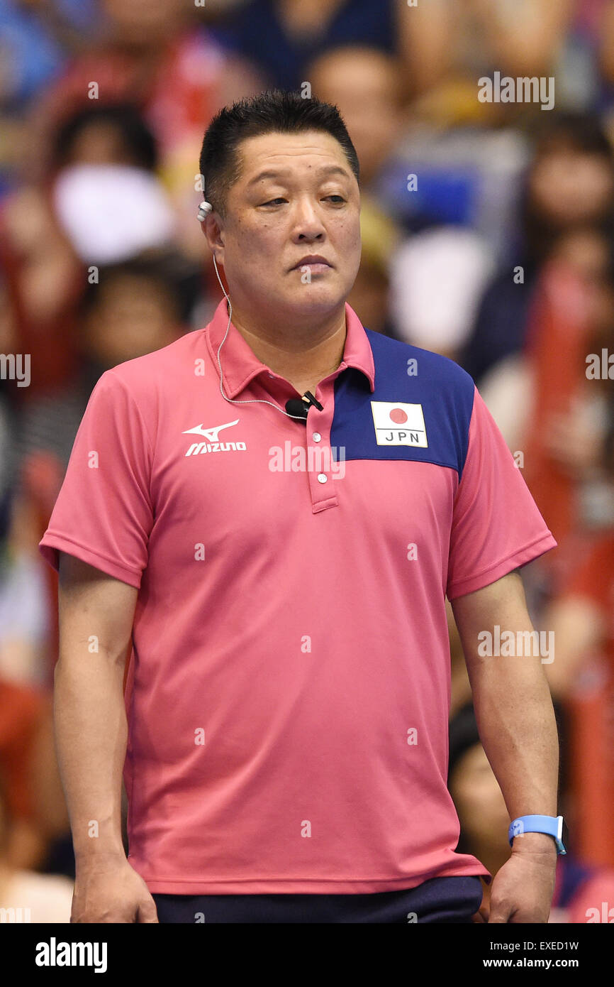 Saitama, Japan. 12th July, 2015. Masayoshi Manabe (JPN) Volleyball ...