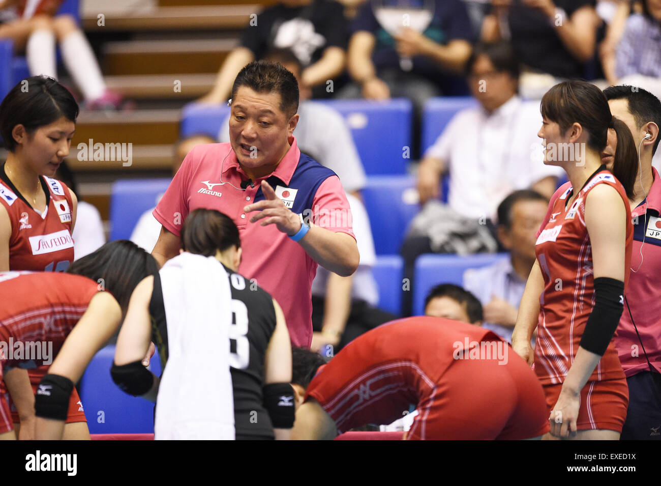 Saitama, Japan. 12th July, 2015. Masayoshi Manabe (JPN) Volleyball ...