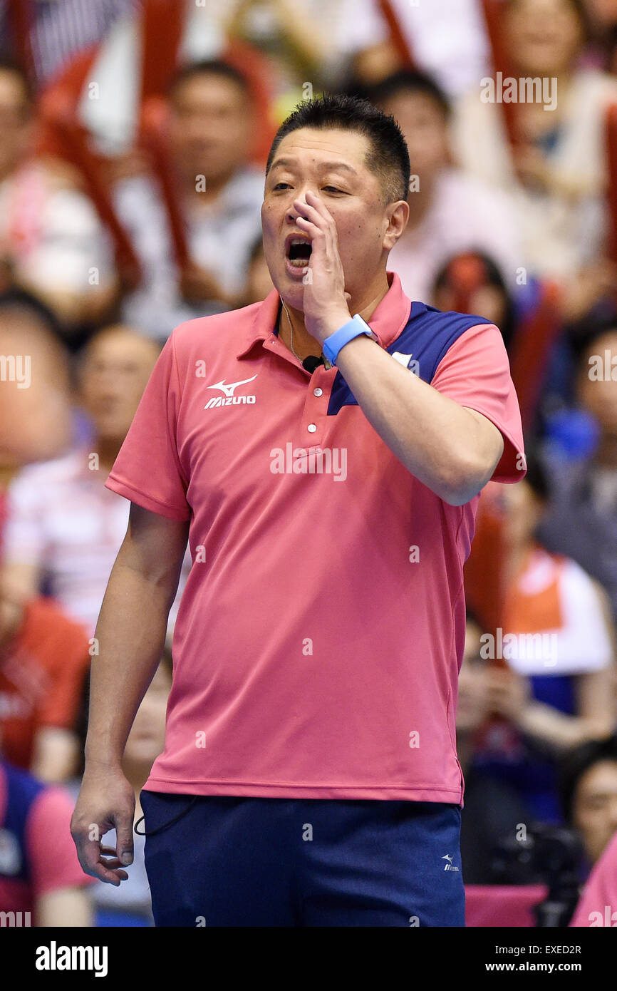 Saitama, Japan. 12th July, 2015. Masayoshi Manabe (JPN) Volleyball ...