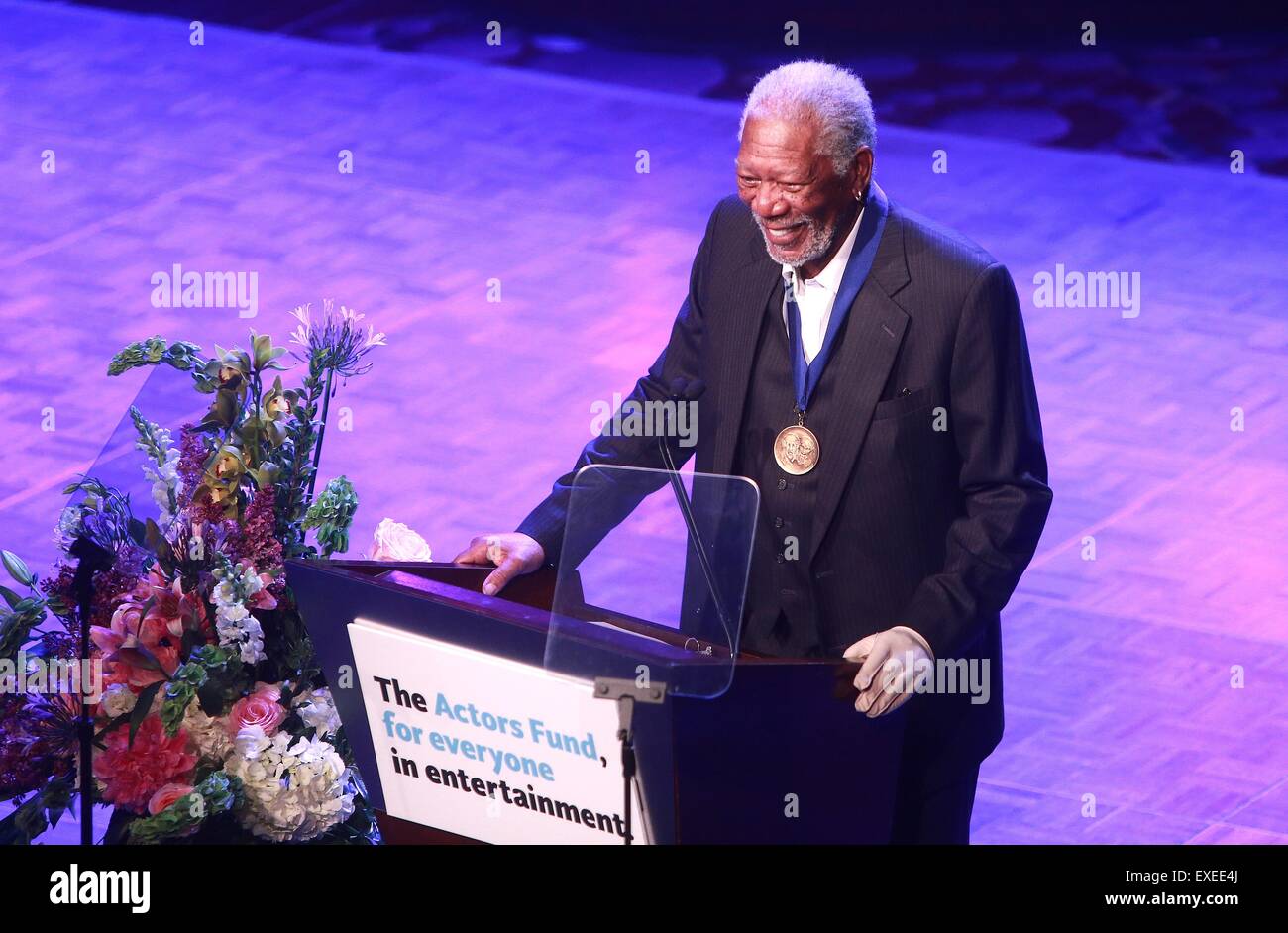 The 2015 Actors Fund Gala held at the New York Marriott Marquis Hotel ...