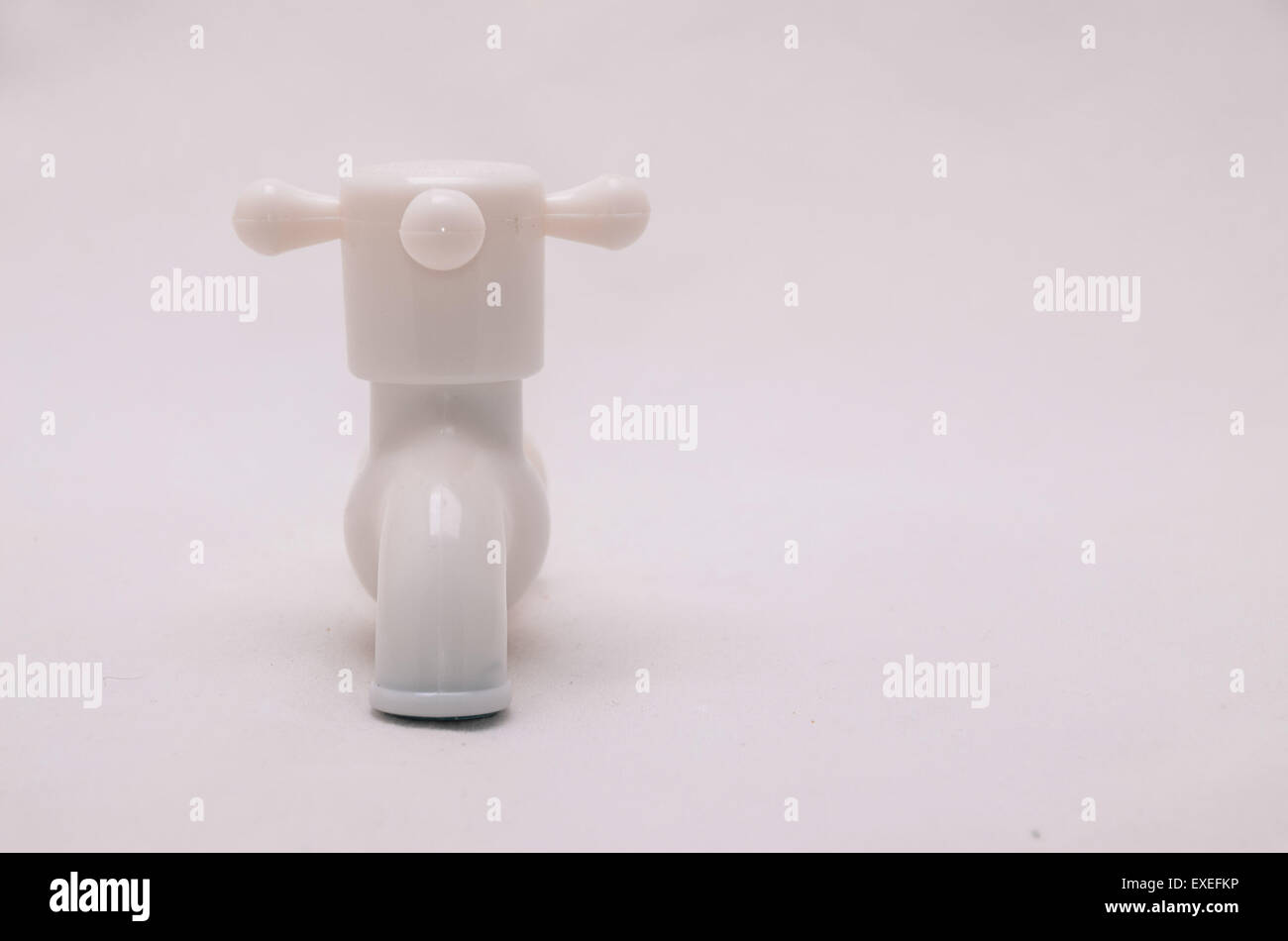 PVC Plastic Water Faucet Stock Photo - Alamy