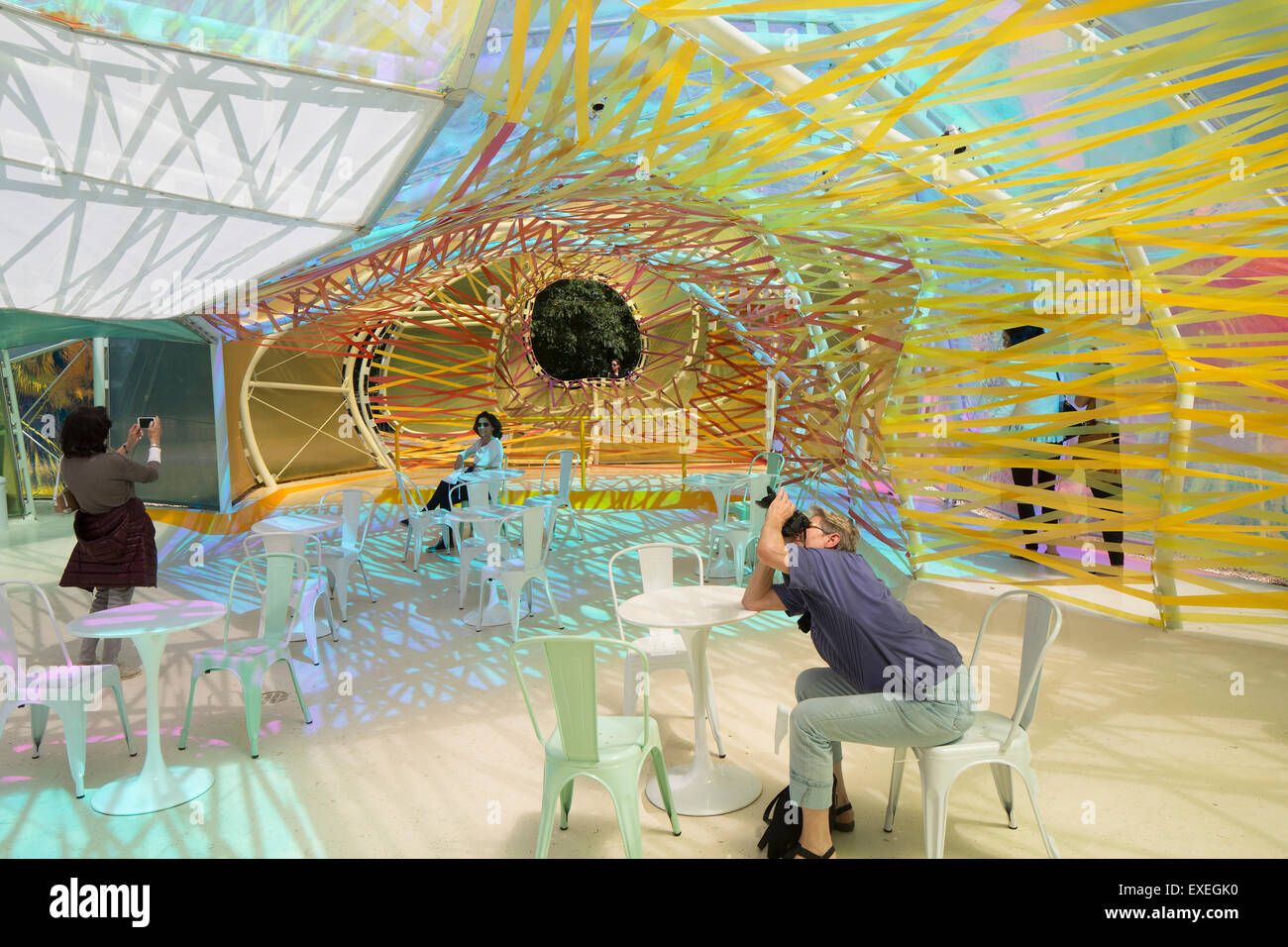 Interior of pavilion hi-res stock photography and images - Alamy