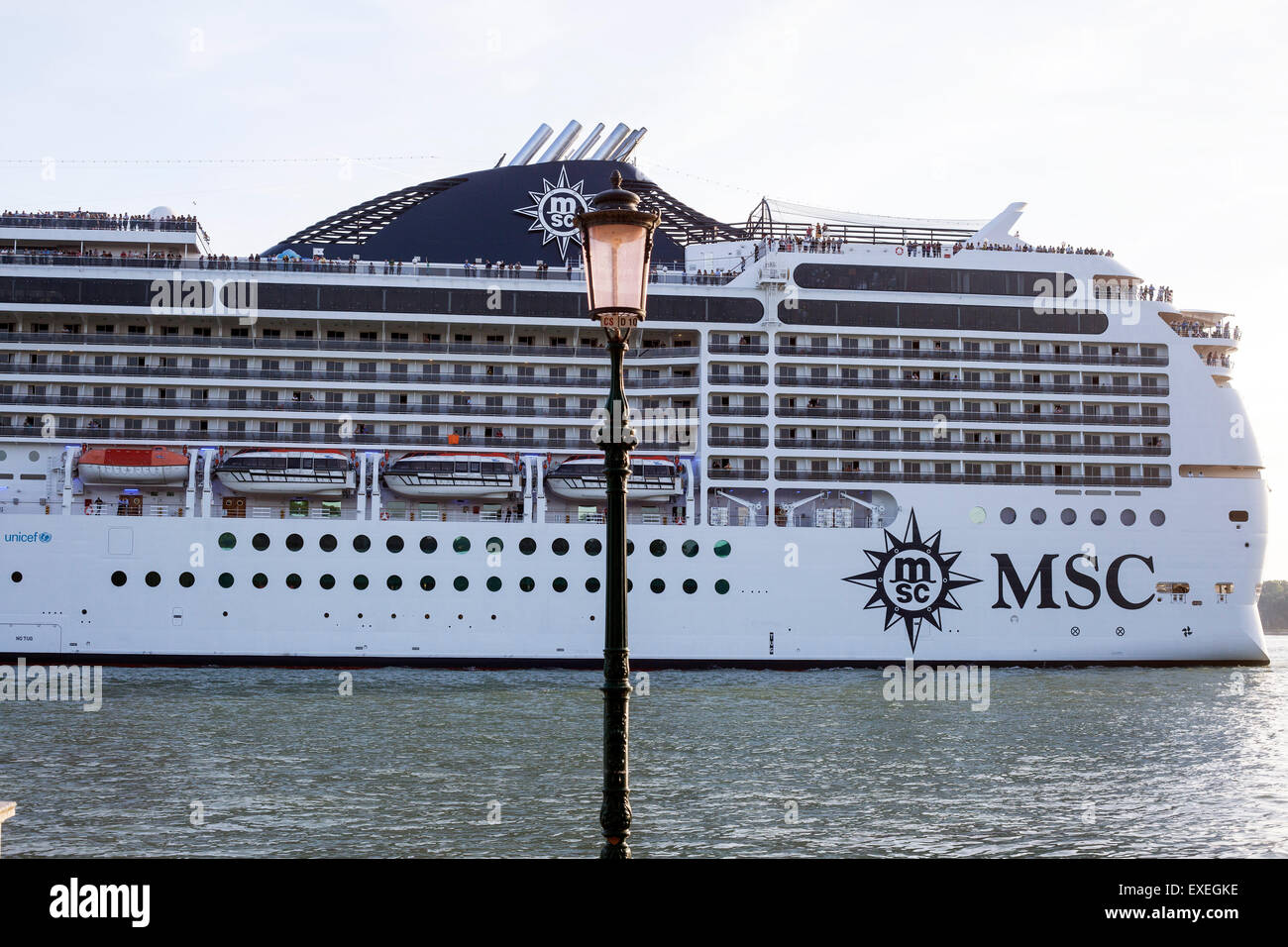MSC Magnifica, Venice on May 17, 2015. MSA Magnifica was produced by ...
