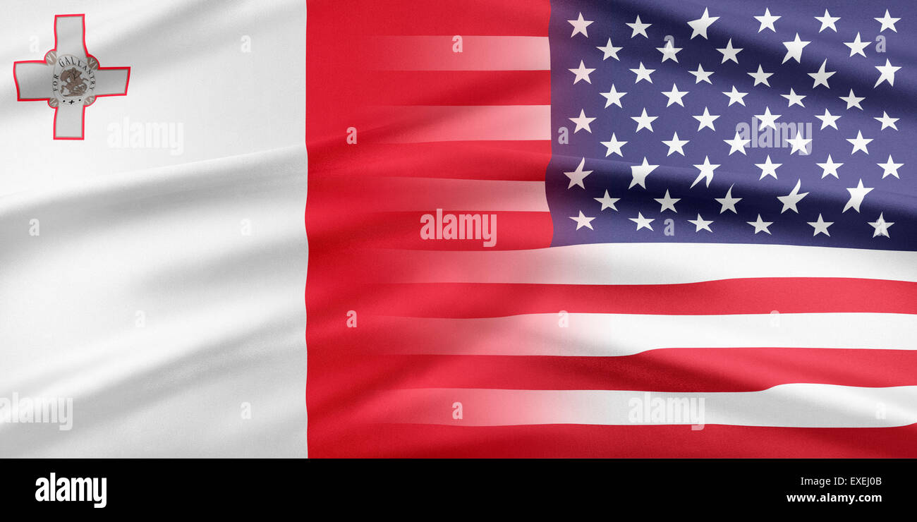 USA and Malta Stock Photo - Alamy