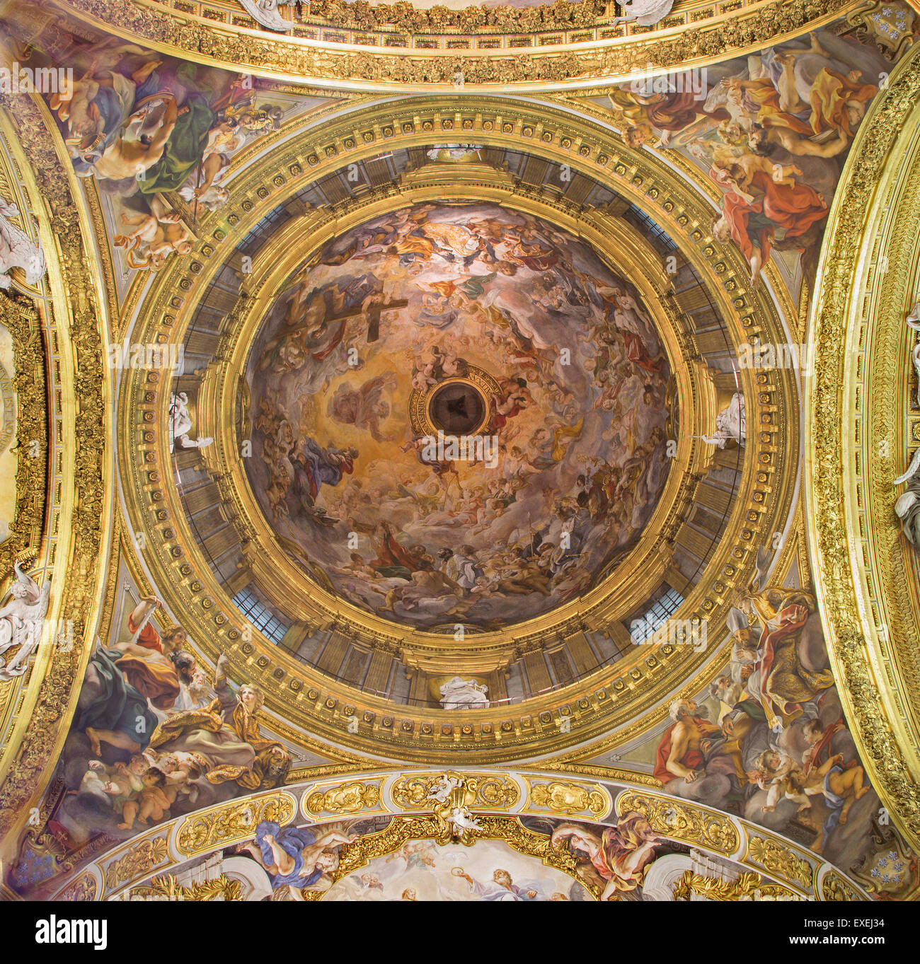 Gaulli triumph of the name of jesus hi-res stock photography and images ...
