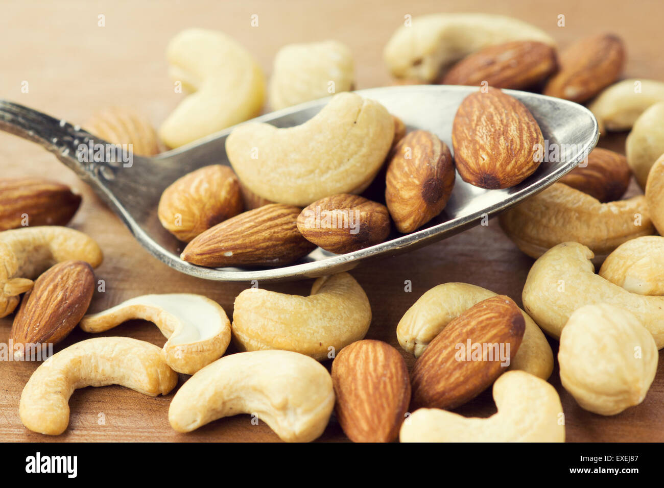 Healthy mixed nuts almonds hi-res stock photography and images - Alamy
