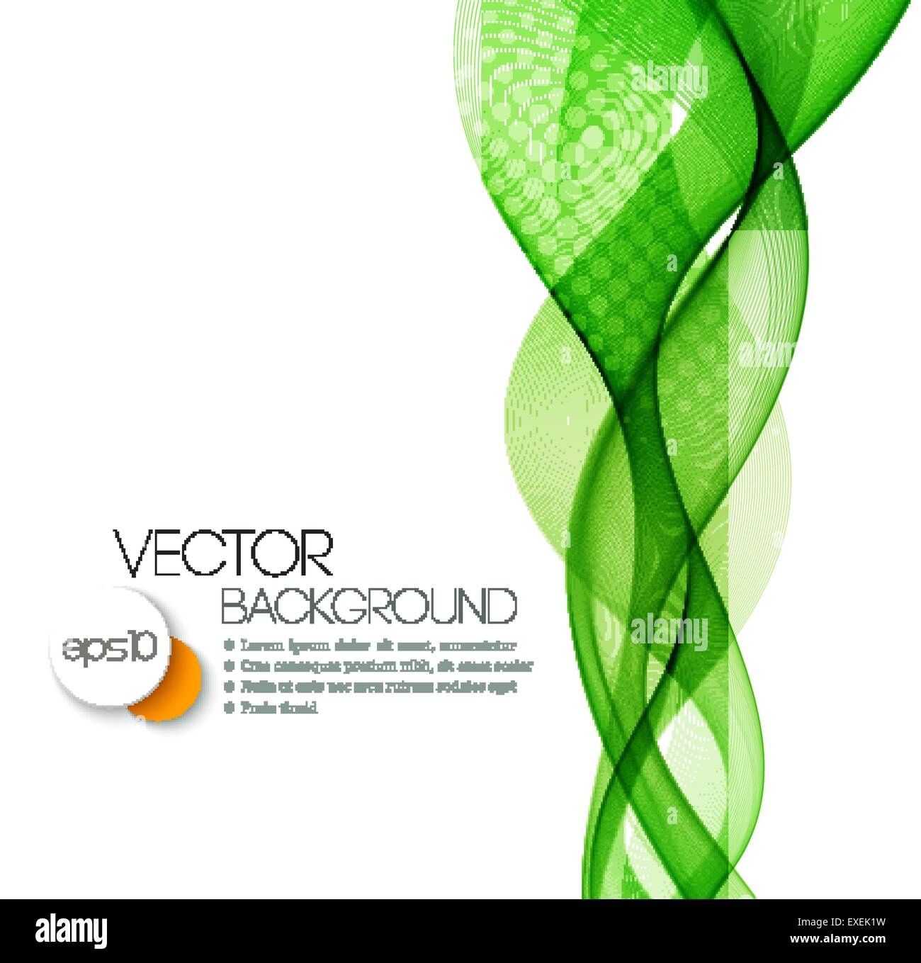 Smooth wave stream line abstract header layout. Vector illustration ...