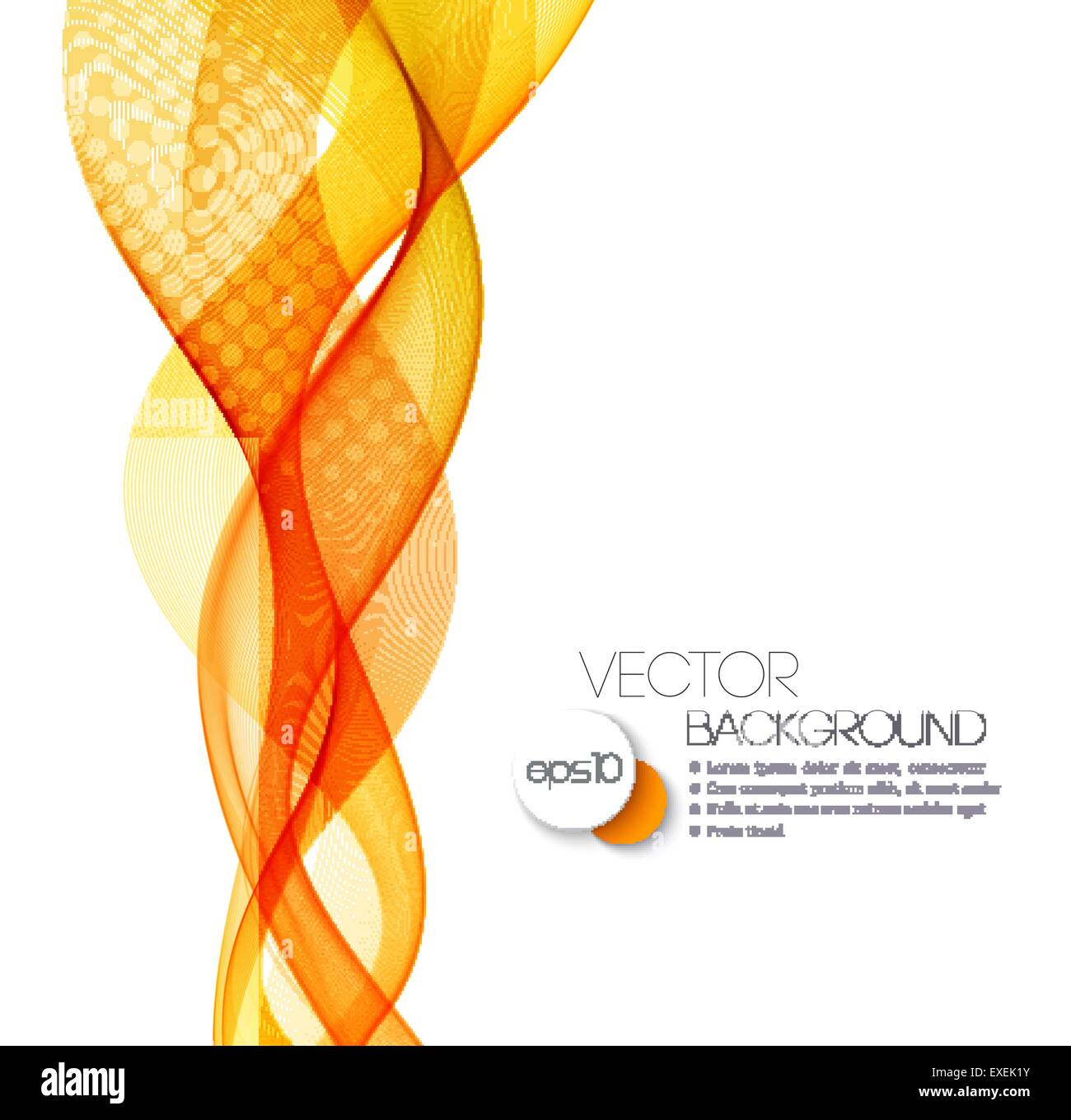 Smooth wave stream line abstract header layout. Vector illustration ...