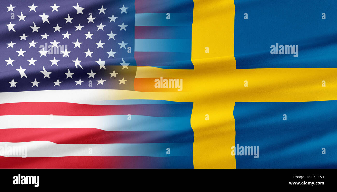 USA and Sweden Stock Photo - Alamy