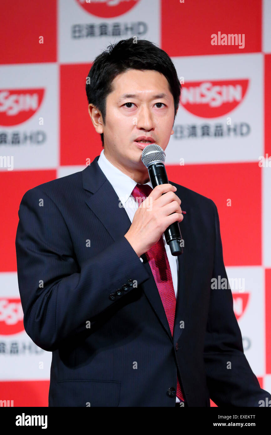 Tokyo, Japan. 13th July, 2015. Noritaka Ando Tennis : Kei Nishikori ...