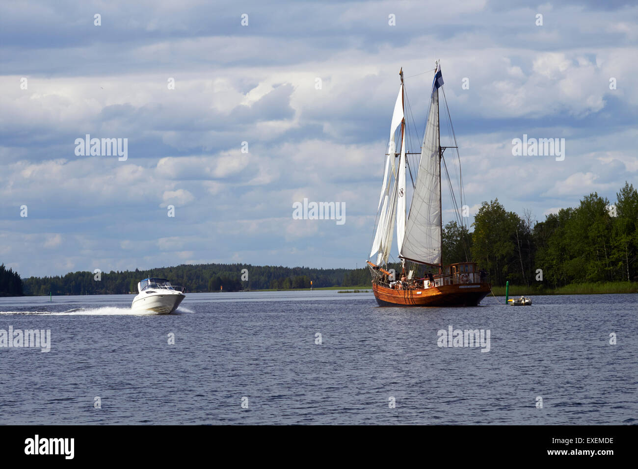 Galleass Astrid in Lappeenranta Finland Stock Photo - Alamy