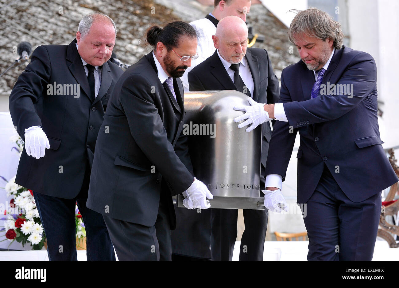 The weekend ceremony at which the remains of Czech Catholic priest ...