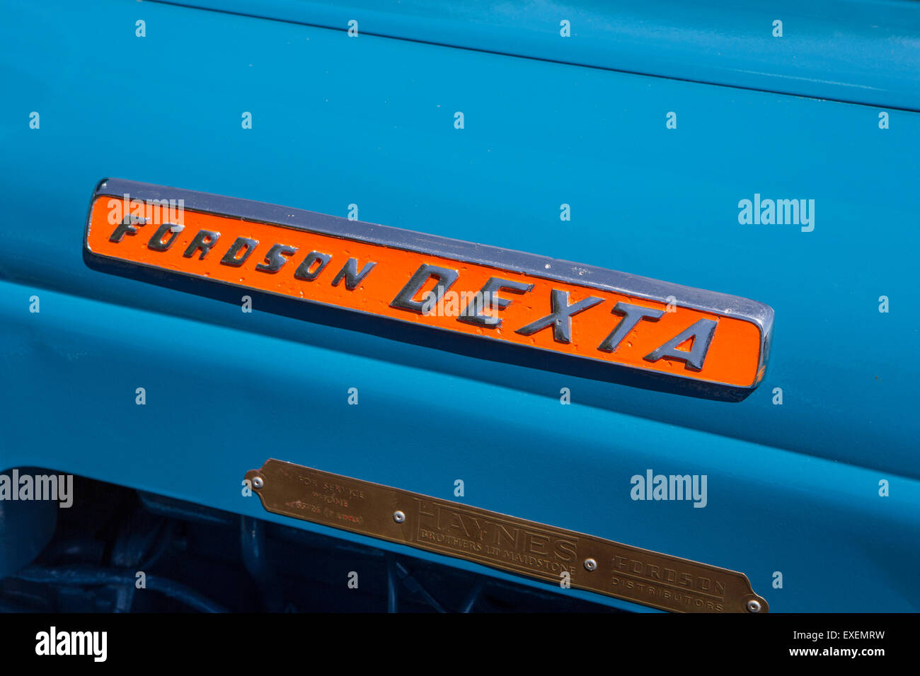 Fordson Dexta logo Stock Photo - Alamy