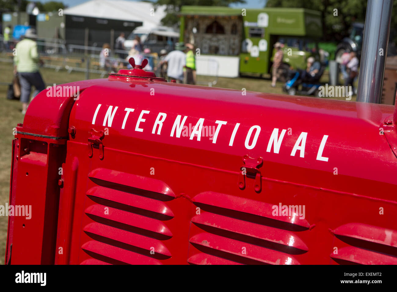 International Tractor Bonnet Stock Photo - Alamy