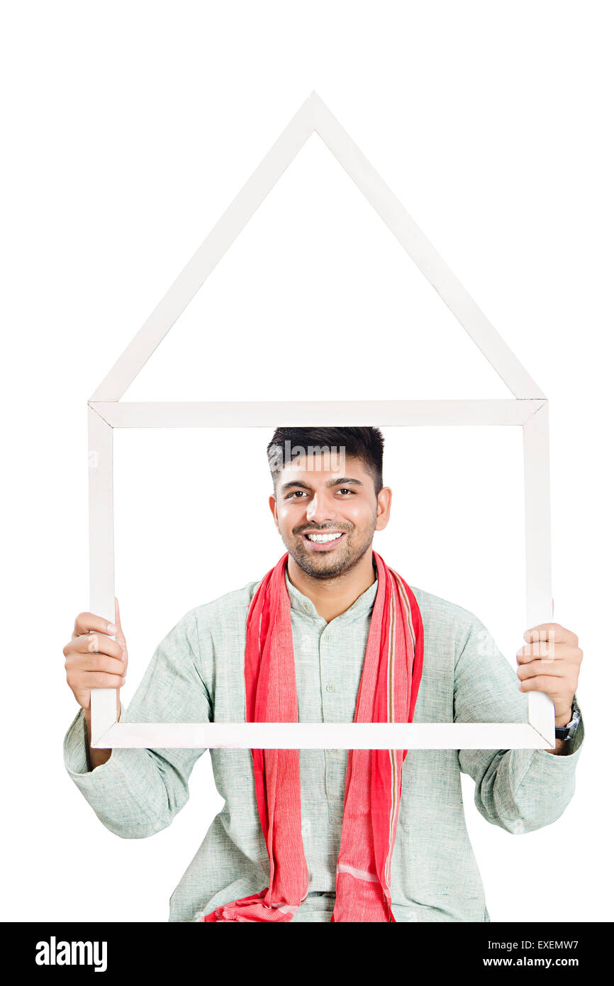 1 indian Rural Farmer man Stock Photo - Alamy