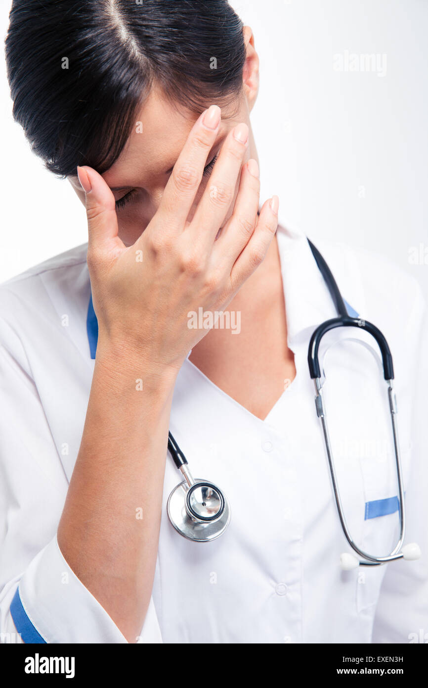 Nurse looking stressed hi-res stock photography and images - Alamy