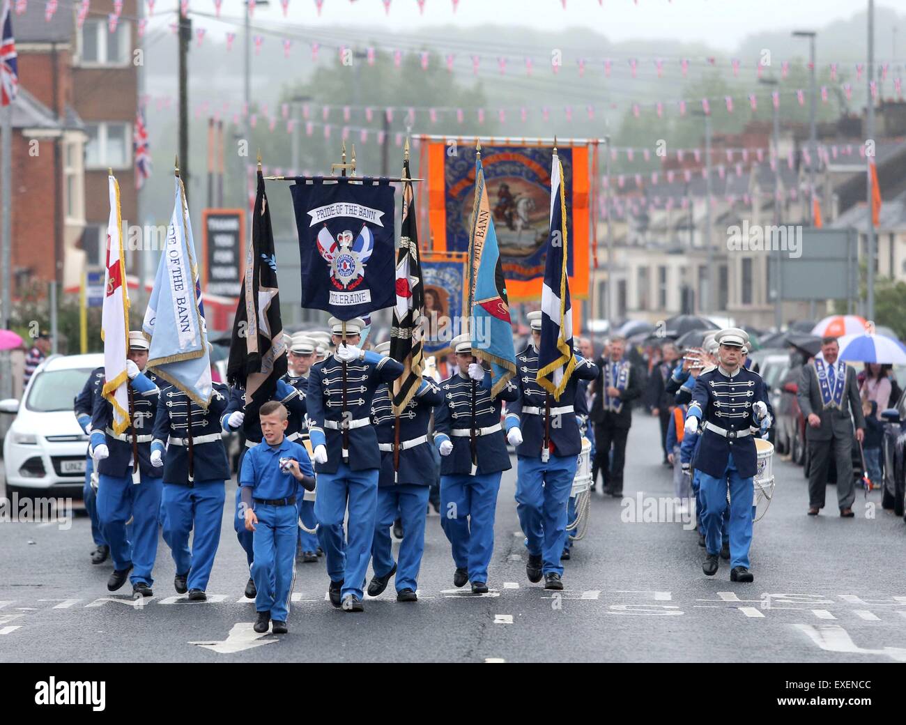 Coleraine, Northern Ireland. 13th July, 2015. The Twelfth of july ...