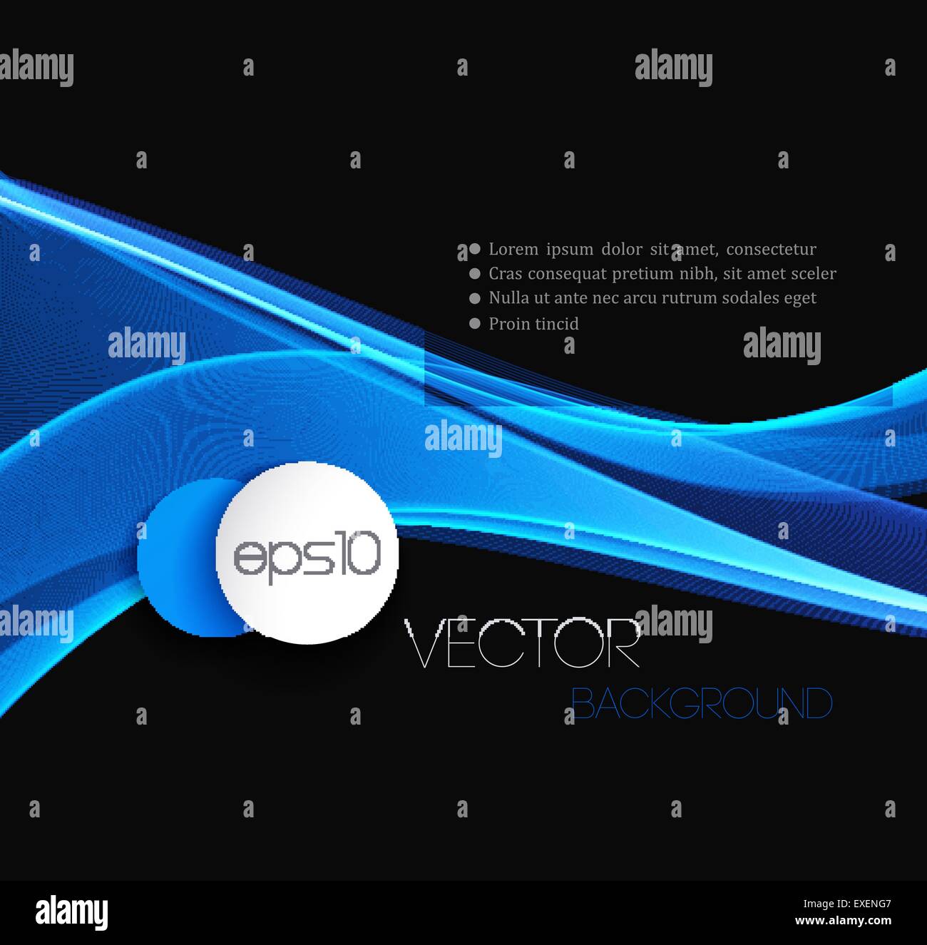 Smooth wave stream line abstract header layout. Vector illustration ...