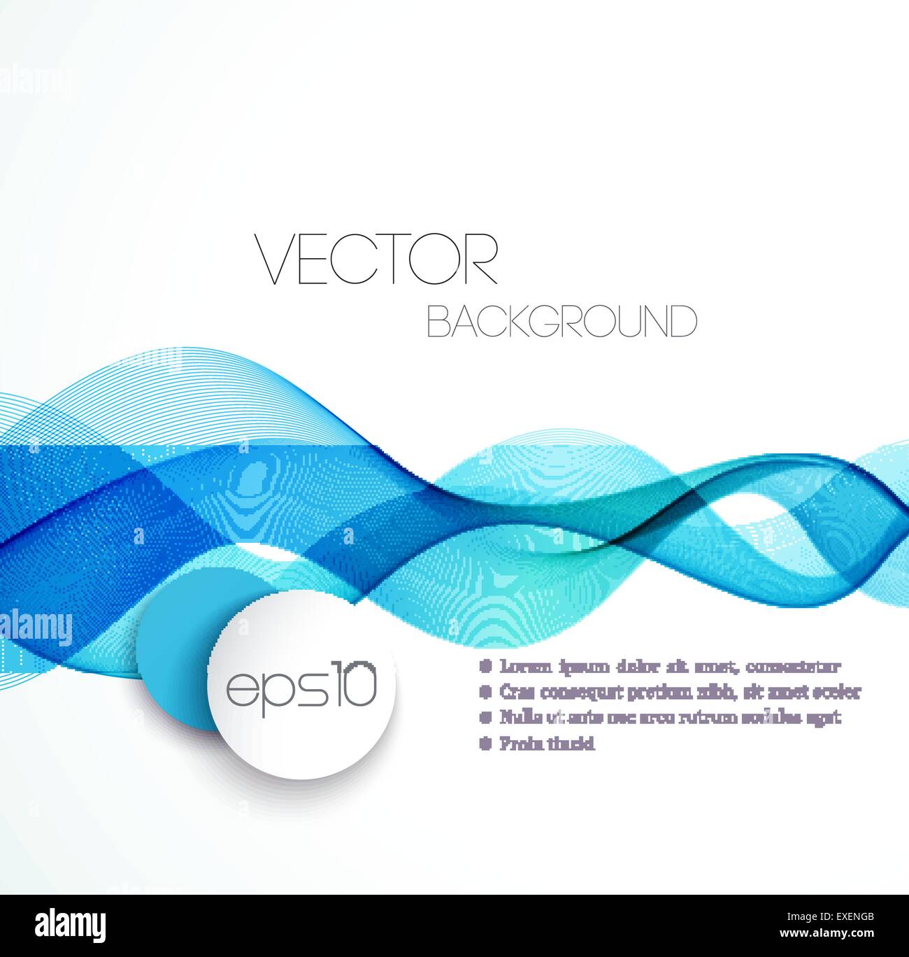 Smooth wave stream line abstract header layout. Vector illustration ...
