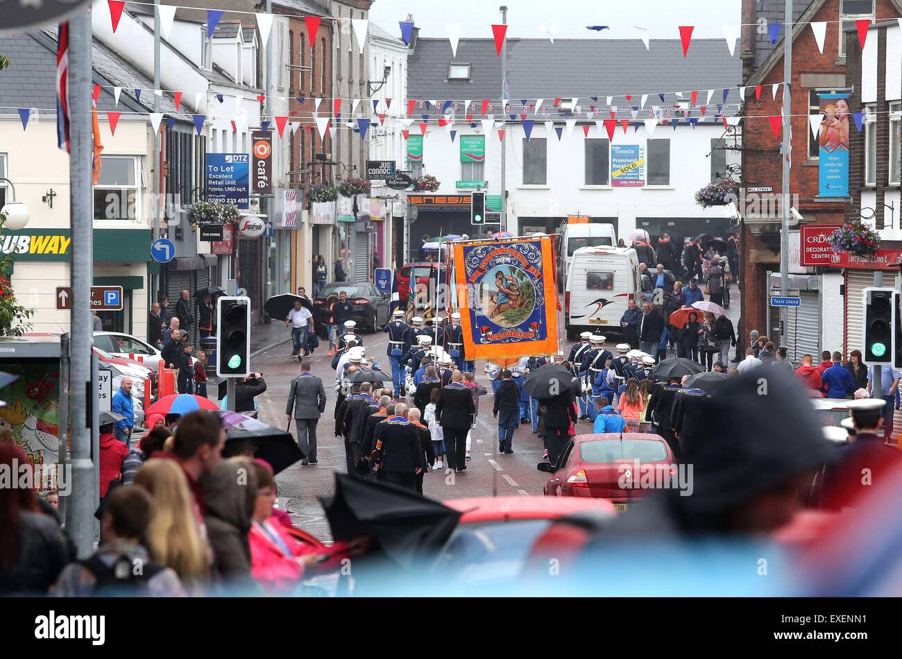 Coleraine, Northern Ireland. 13th July, 2015. The Twelfth of july ...