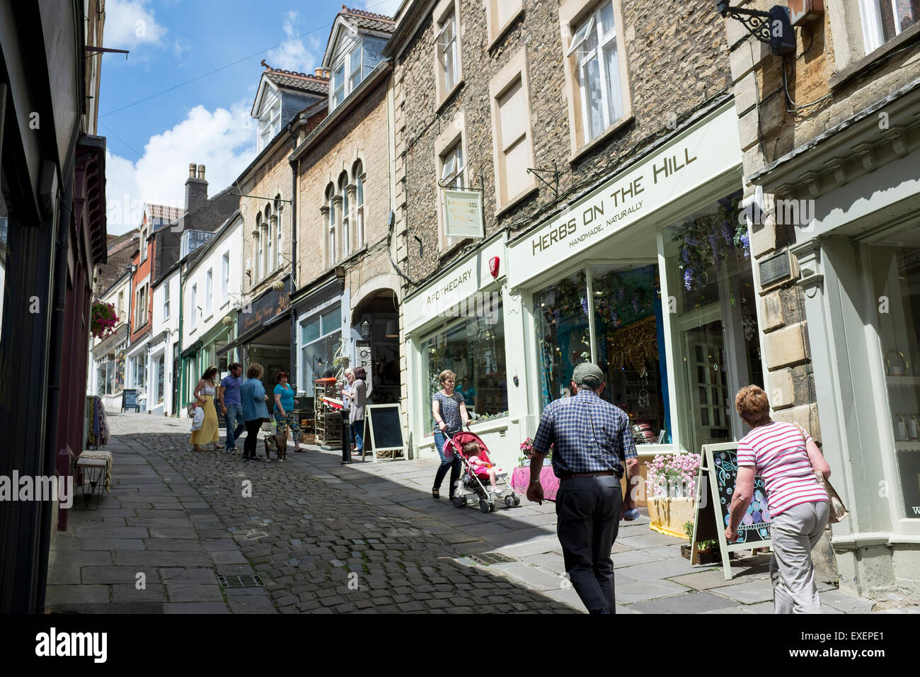 Catherine hill frome somerset england hi-res stock photography and ...