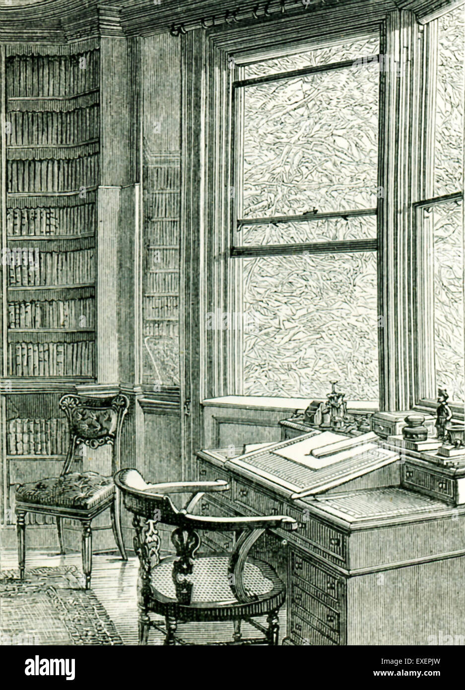 This illustration from John Forster's The Life of Charles dickens shows ...