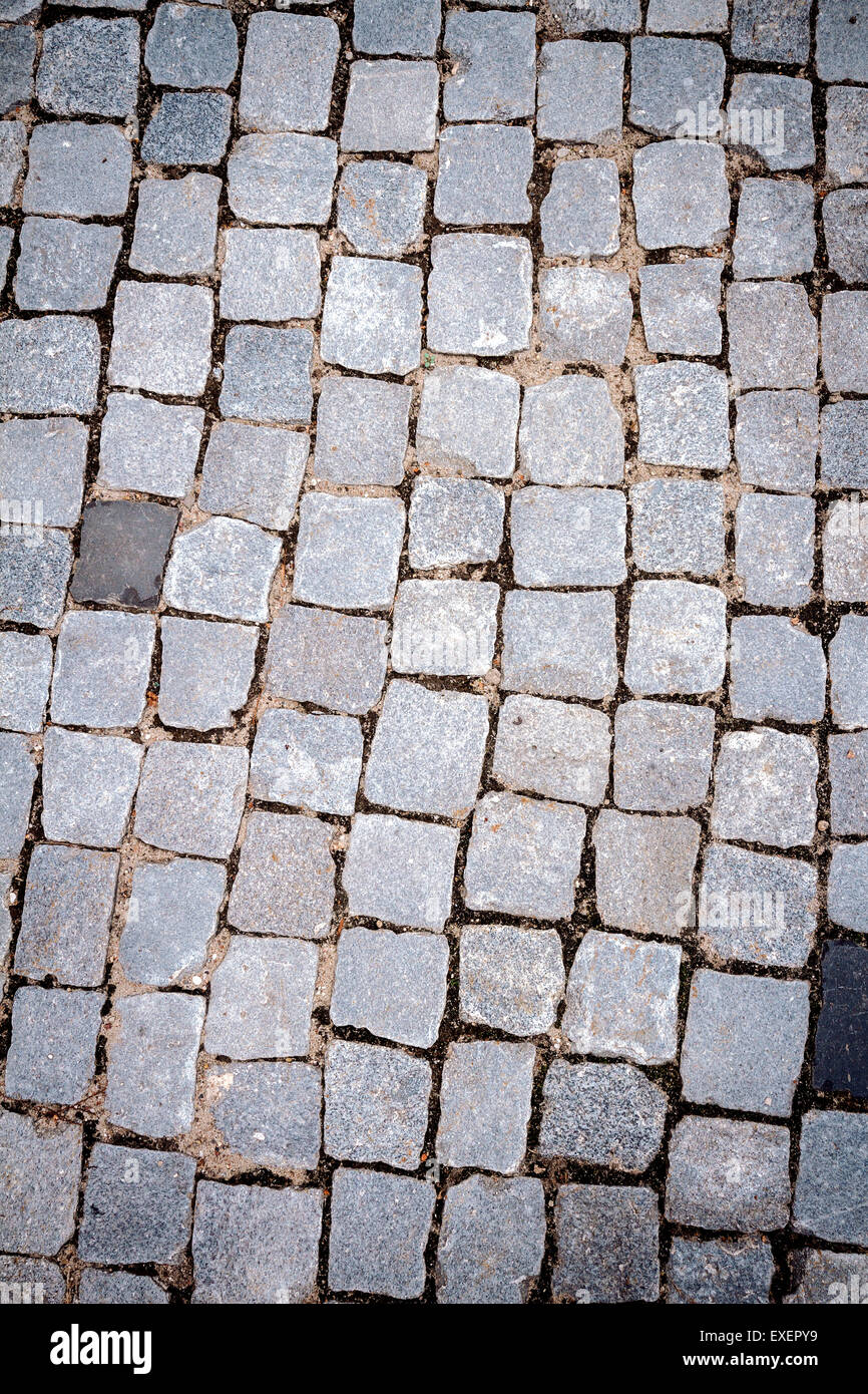 Stone blocks in the walkway Stock Photo - Alamy