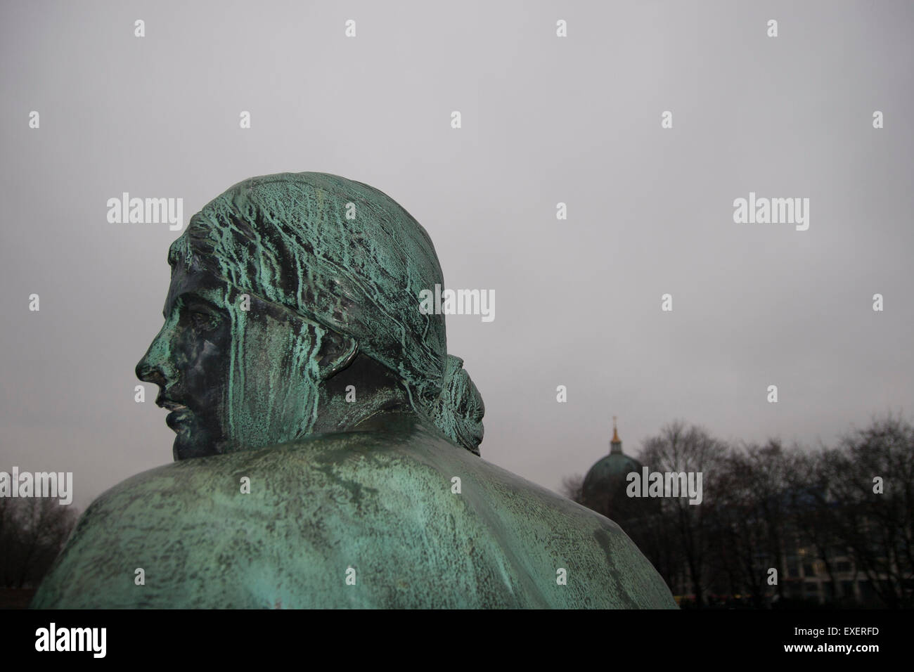 Statue Neptunbrunnen Berlin Germany Stock Photo - Alamy