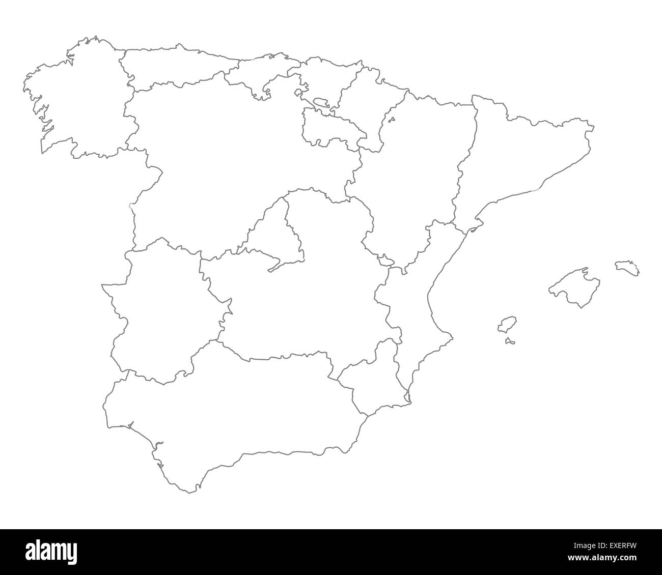 Castile aragon map hi-res stock photography and images - Alamy
