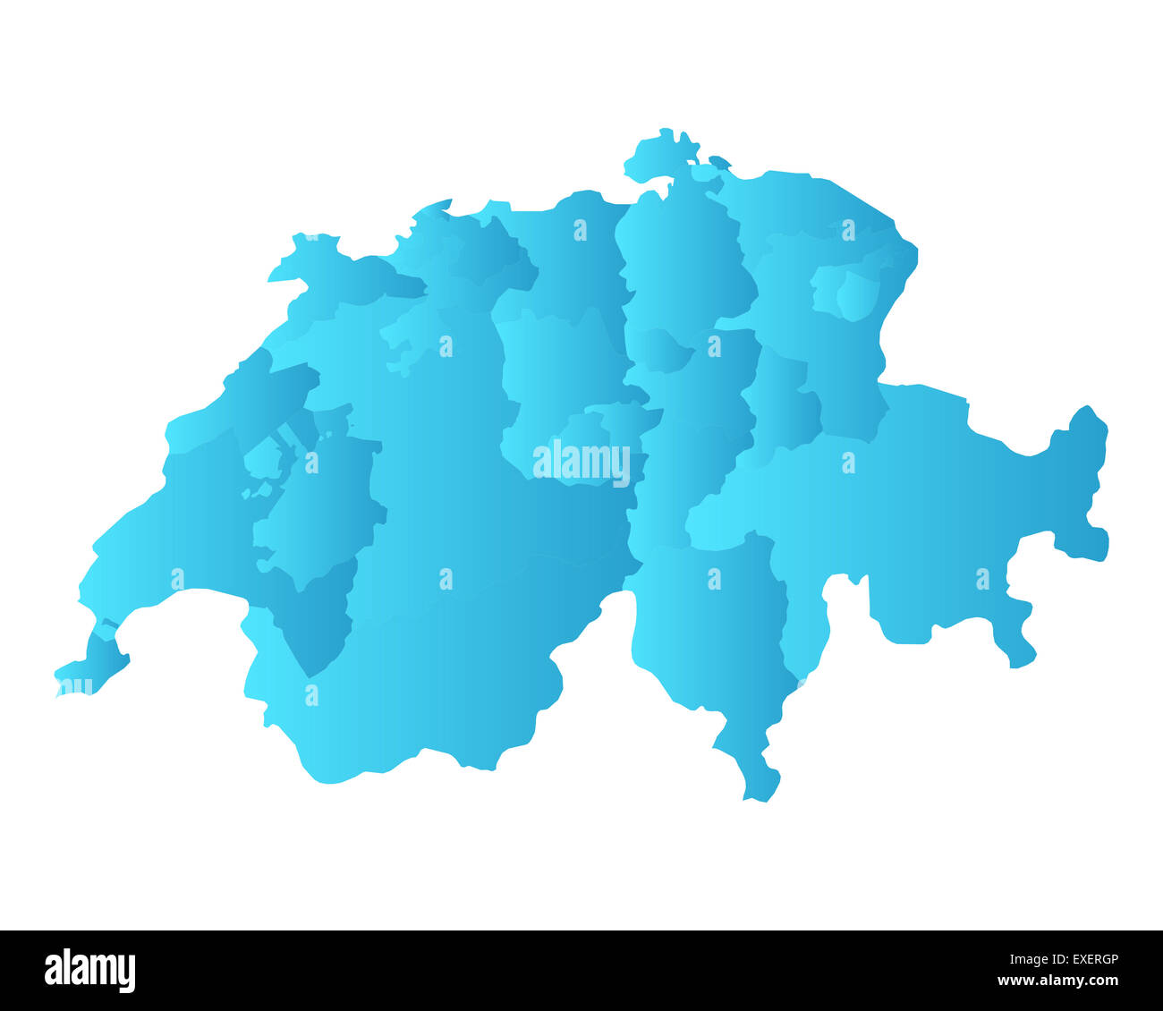 Swiss cantons switzerland Cut Out Stock Images & Pictures - Alamy