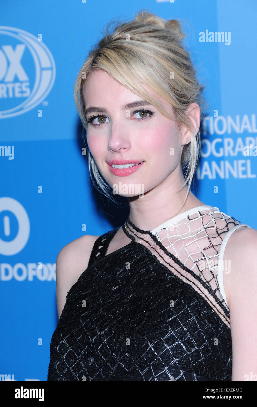 Fox Upfront Presentation 2015 - Arrivals Featuring: Emma Roberts Where ...