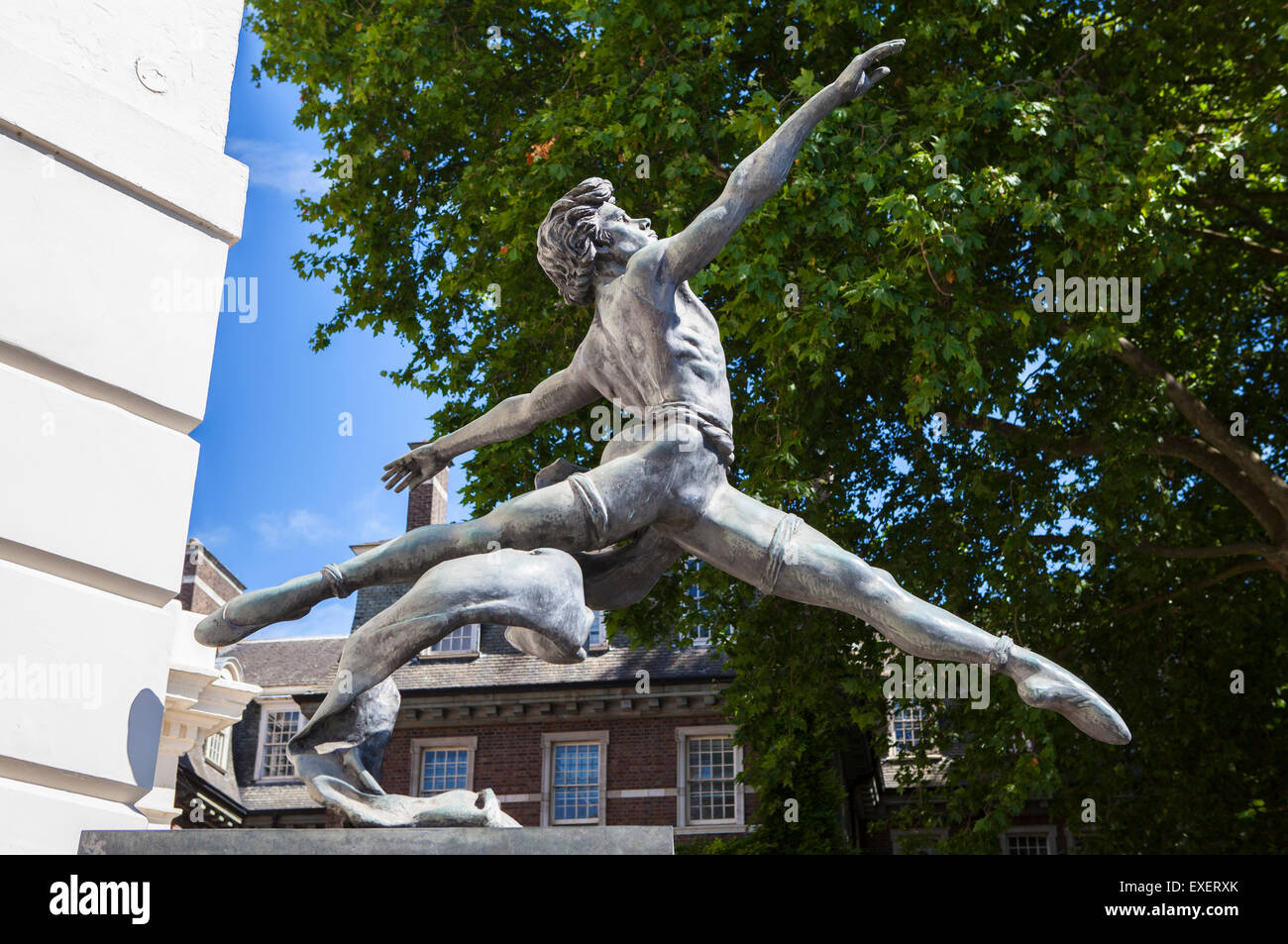 LONDON, UK - JULY 10TH 2015: A sculpture of a Ballet Dancer by sculptor ...